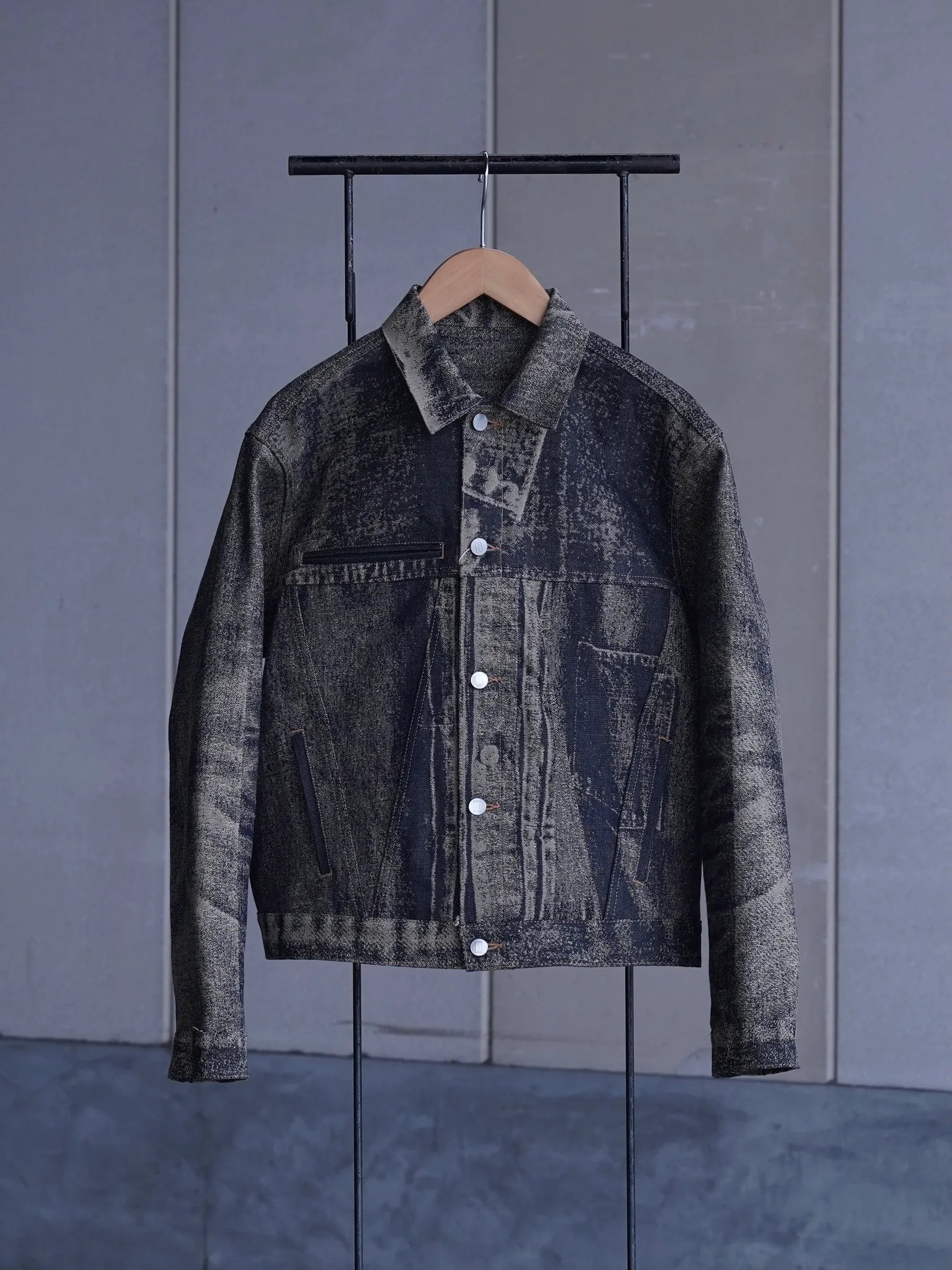 daisuke tanabe x-ray jacquard denim jacket x-ray jacquard | CASANOVA&CO ...