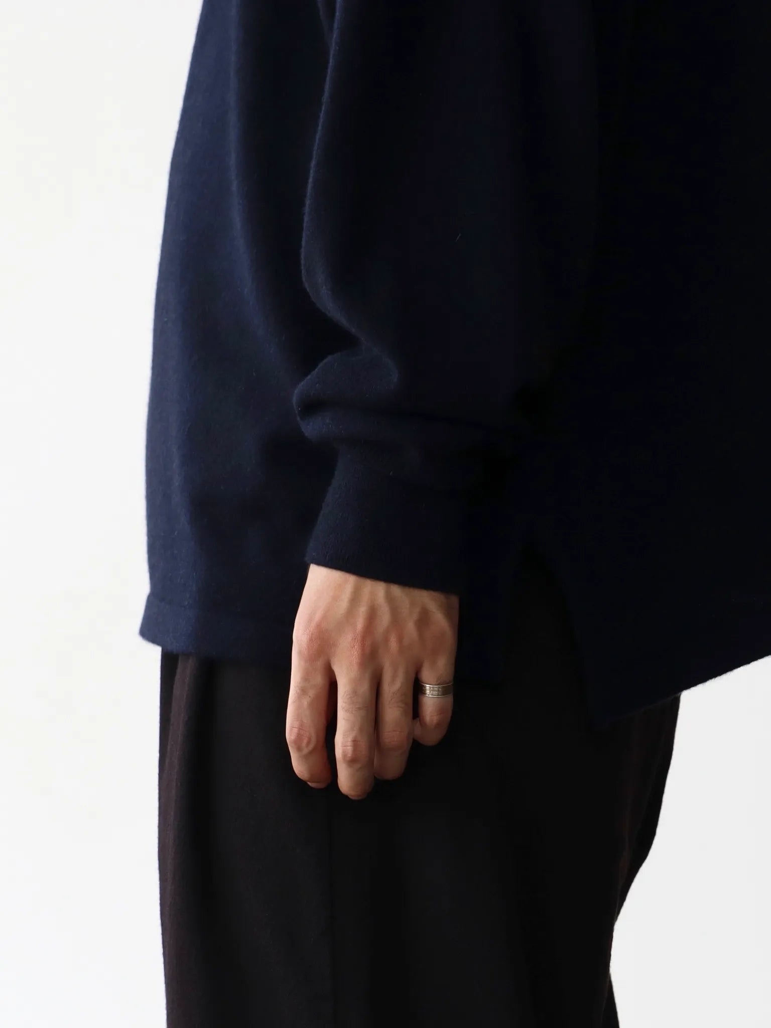 COMOLI - COMOLI | Cashmere COMOLI Knit NAVY - CASANOVA&CO